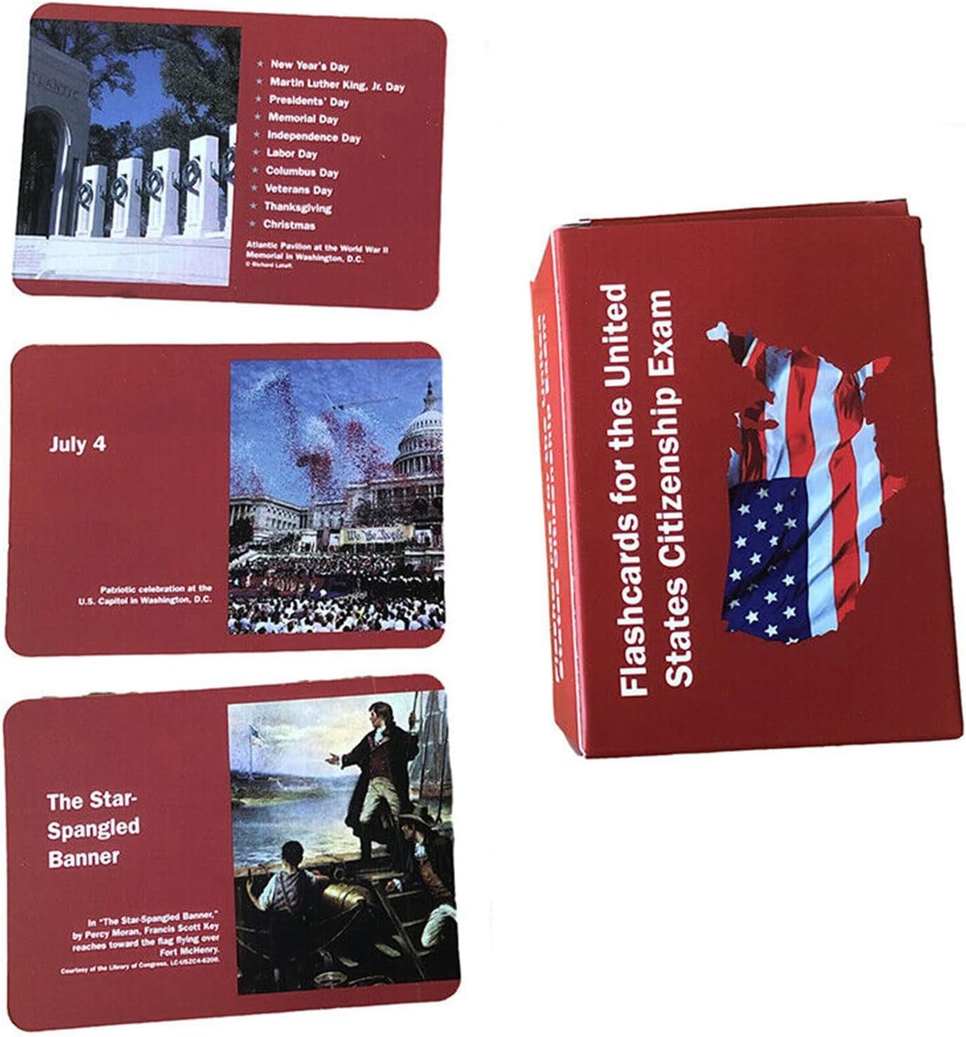 US Citizenship Test Study Guide 2025, Us Citizen Test Flash Cards, 100 ...