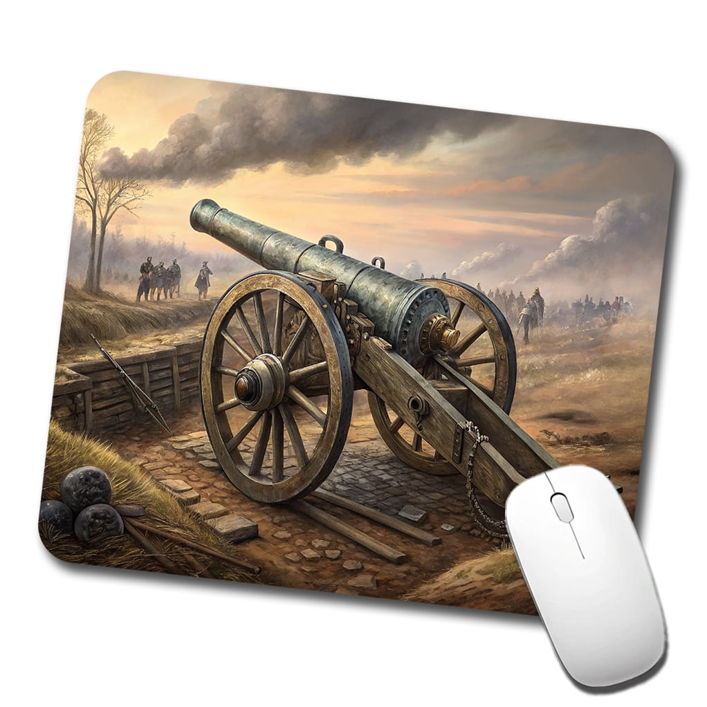 US Civil War Military Canon Mouse Pad Low Profile Gaming Mat - Walmart.com