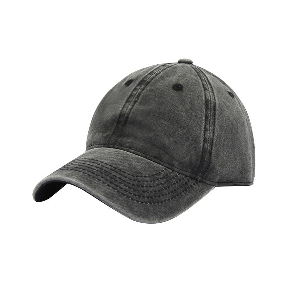 US Classic Baseball Cap Low Profile Hats Adjustable Washed Baseball Hat ...