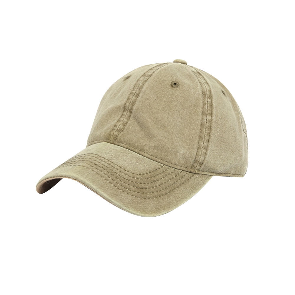 US Classic Baseball Cap Low Profile Hats Adjustable Washed Baseball Hat ...