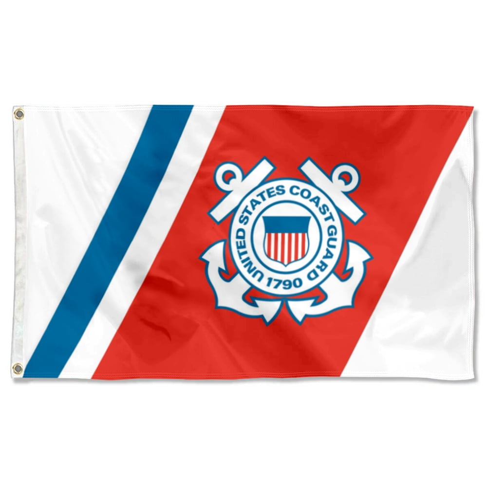 US Coast Guard Flag USCG Guidon Polyester 3x5 FT banner - Walmart.com