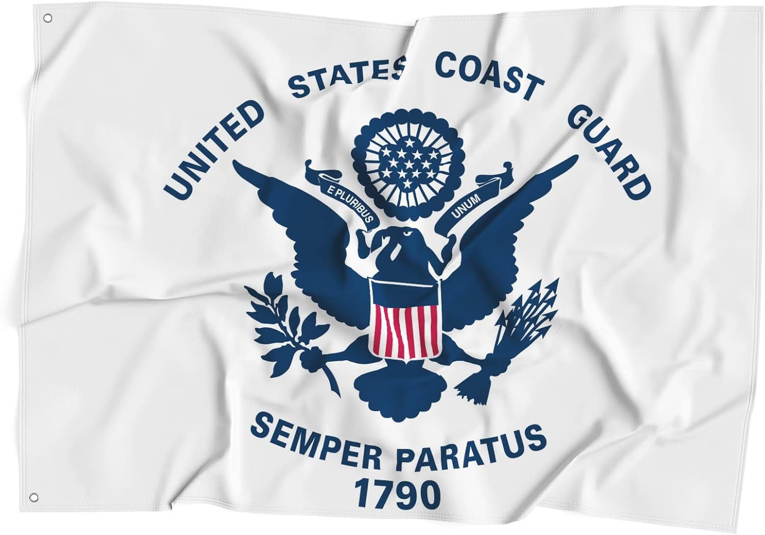 US Coast Guard Flag United States Banner Polyester 3x5 Feet Flags Vivid ...