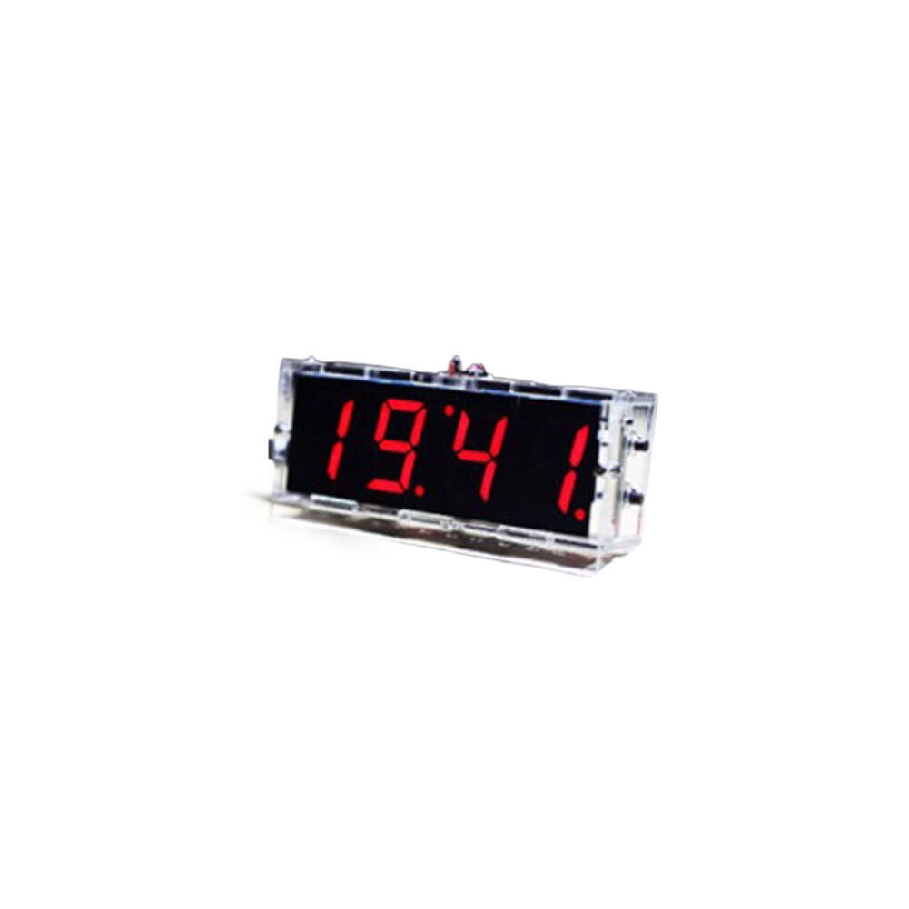 US DIY Digital Clock Kit 4-Digit Electronic LED Large Screen Light ...