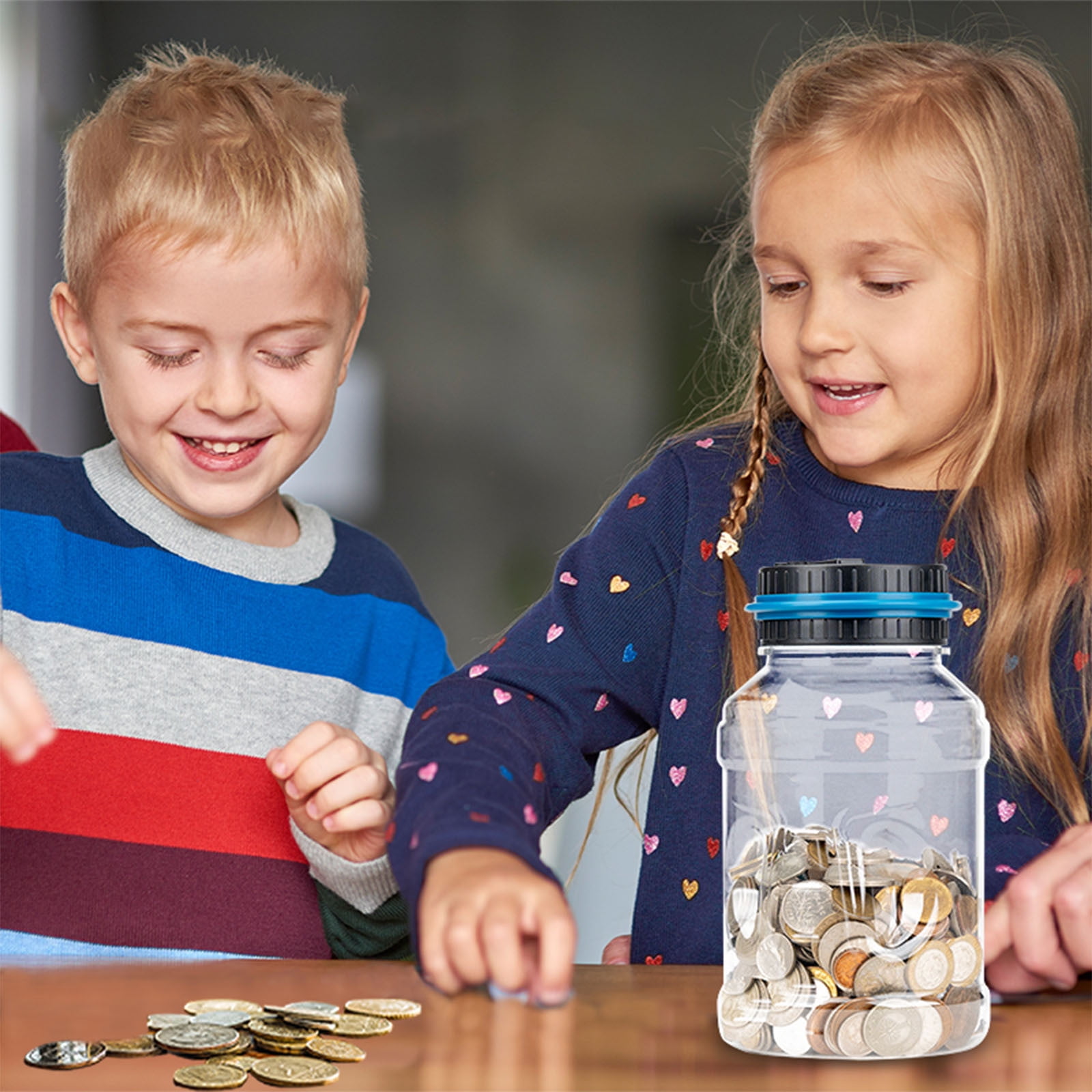 US DollarMoney Jar Digital Counting Jar Multi-Litre Capacity Coin ...