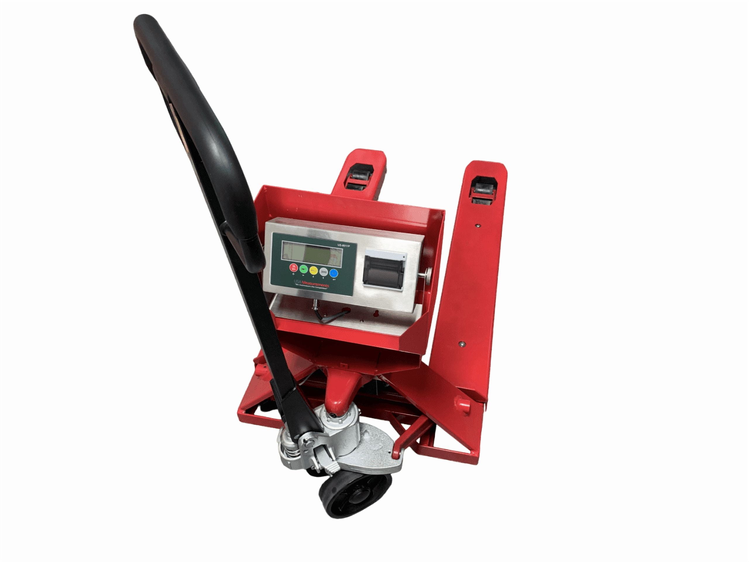 US-EJ4822P "Easy Jack" Pallet Jack Scale & Printer (5,000 lb x 1 lb ...