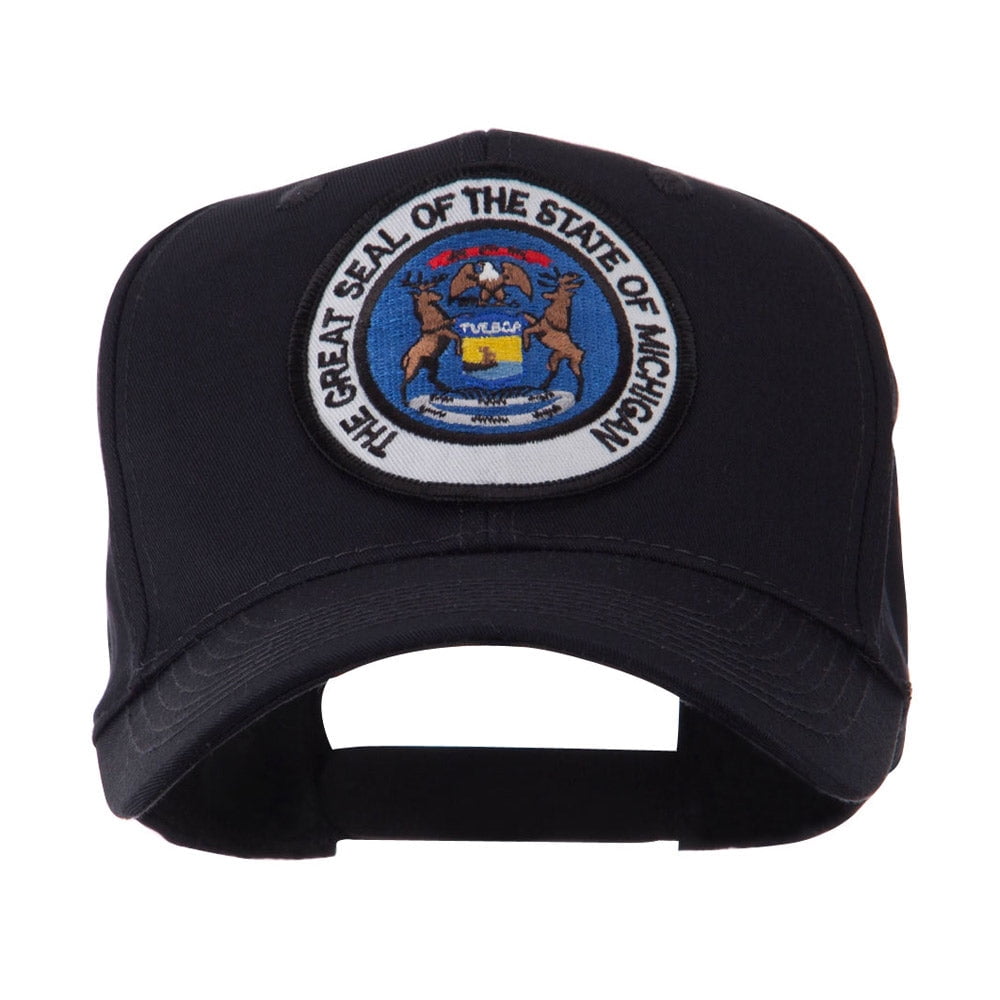 US Eastern State Seal Embroidered Patch Cap - Michigan OSFM - Walmart.com