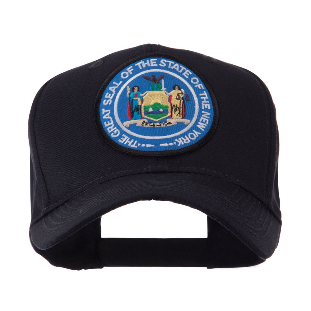 US Eastern State Seal Embroidered Patch Cap - New York OSFM - Walmart.com