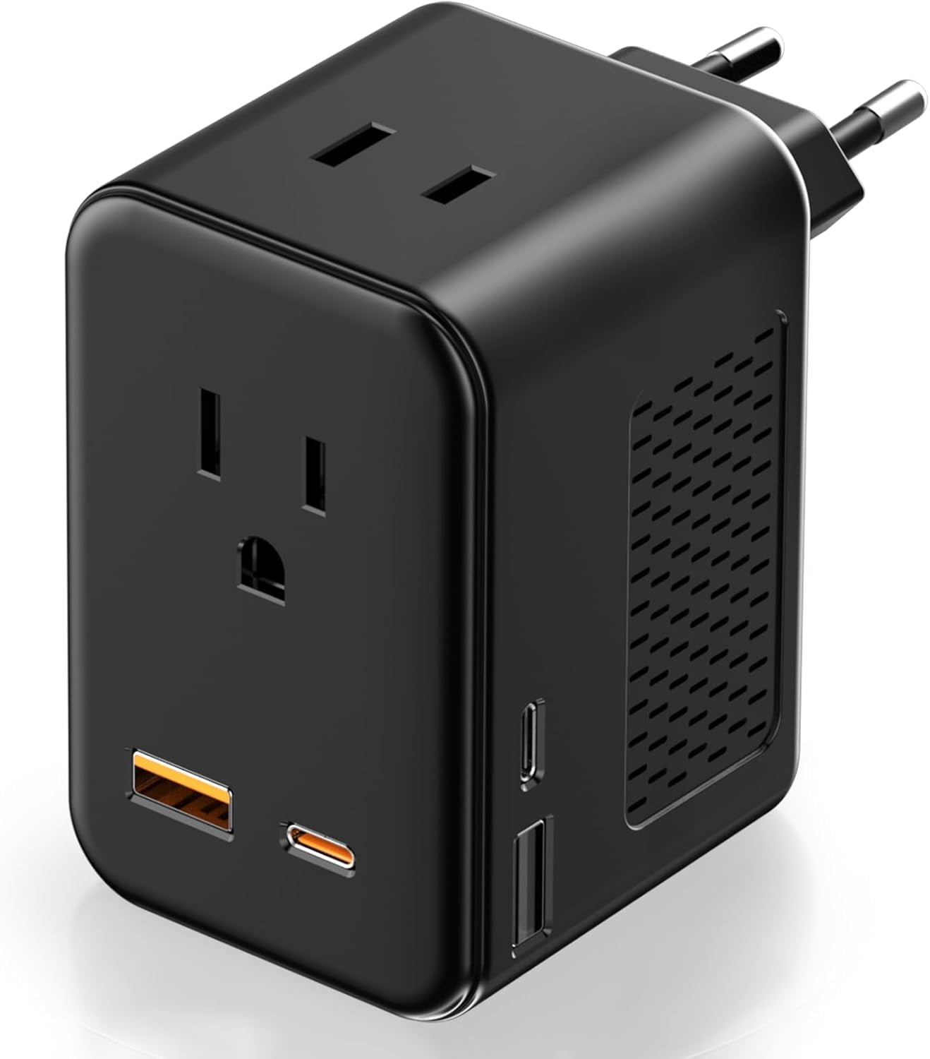 US to Europe Travel Adapter Voltage Converter, 220V to 110V ...