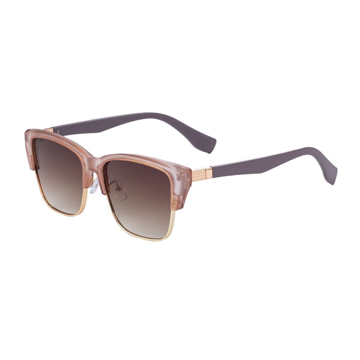 US Exclusive FY-99257 Men's Cat-Eye Sunglasses - Retro Wood-Grain ...