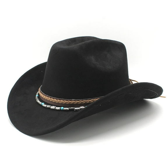 US Exclusive Feather Wool Hat Unisex Stage Performance Winter Felt / KK ...