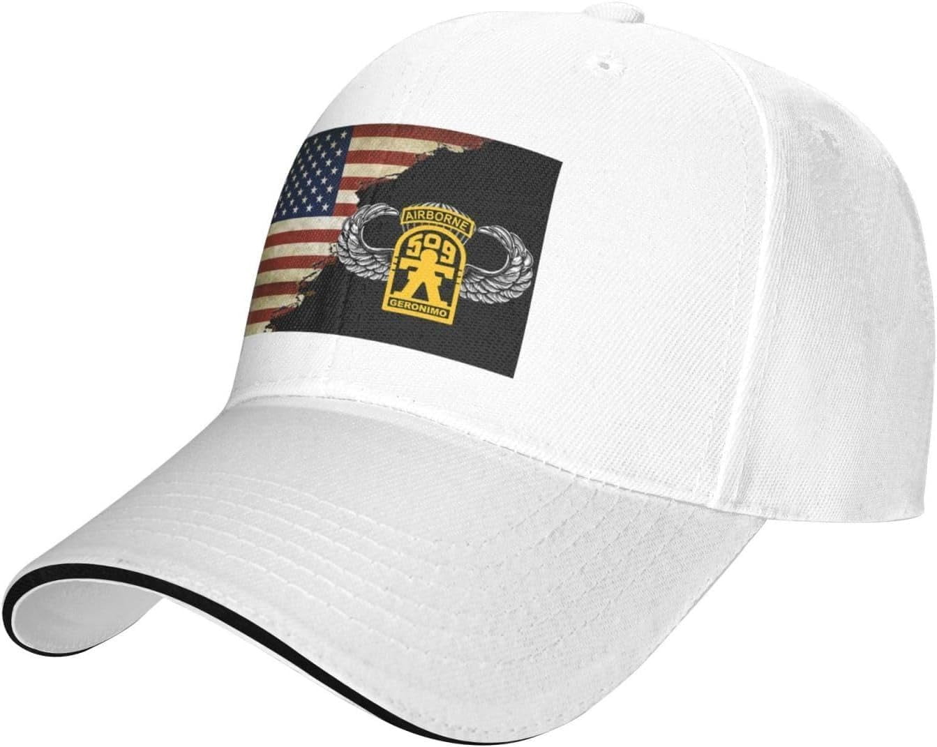 US Flag 509th Geronimo Airborne w Master Wings Unisex Baseball Caps ...