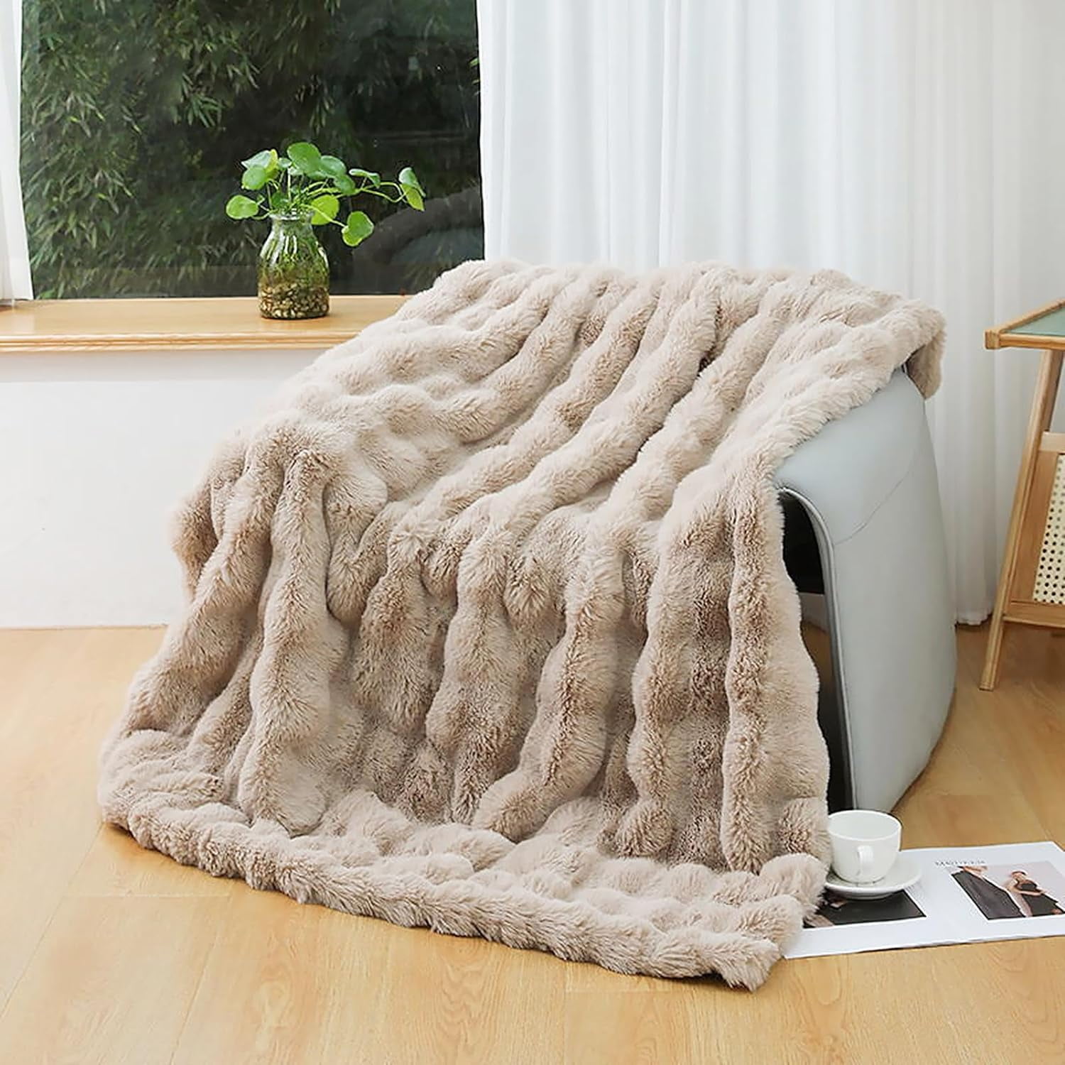 US Flag Patriotic Sherpa Throw Blanket 50''×60'', American National ...