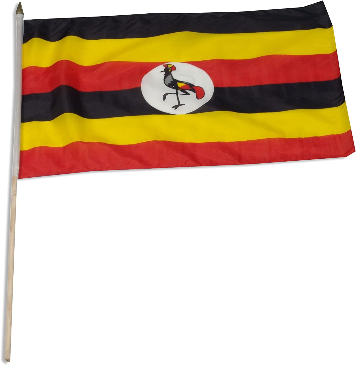 US Flag Store Uganda Flag, 12 by 18-Inch - Walmart.com
