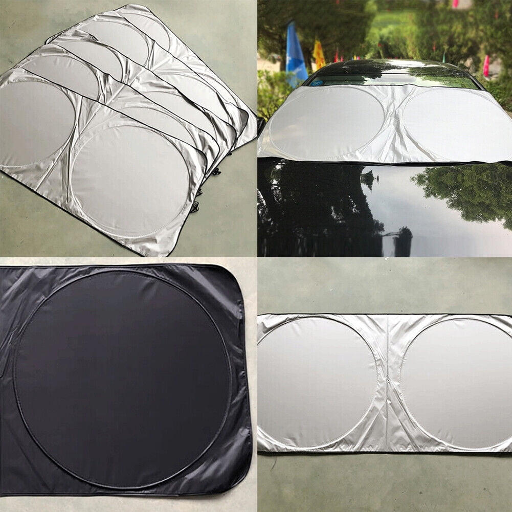 US Foldable Jumbo Extra Large Sun Shade Truck Van Car Windshield Block ...