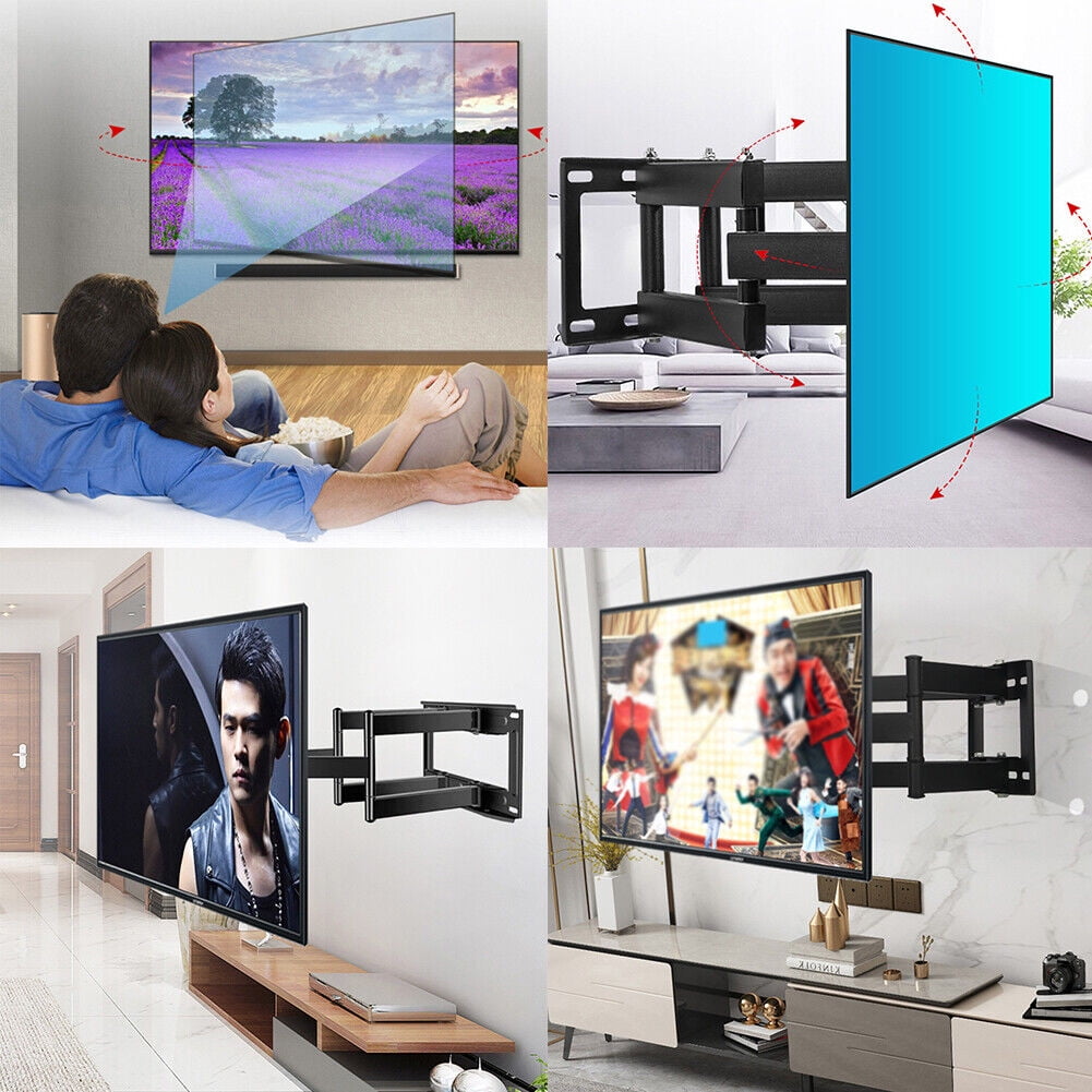 US Full Motion HDTV TV Wall Mount Bracket 32 36 37 42 47 50 52 55 60 65 ...