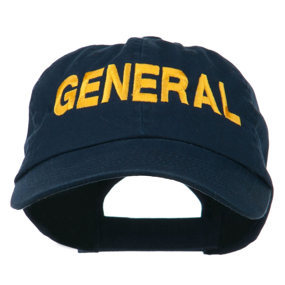 US GENERAL Embroidered Low Profile Washed Cap - Navy OSFM - Walmart.com