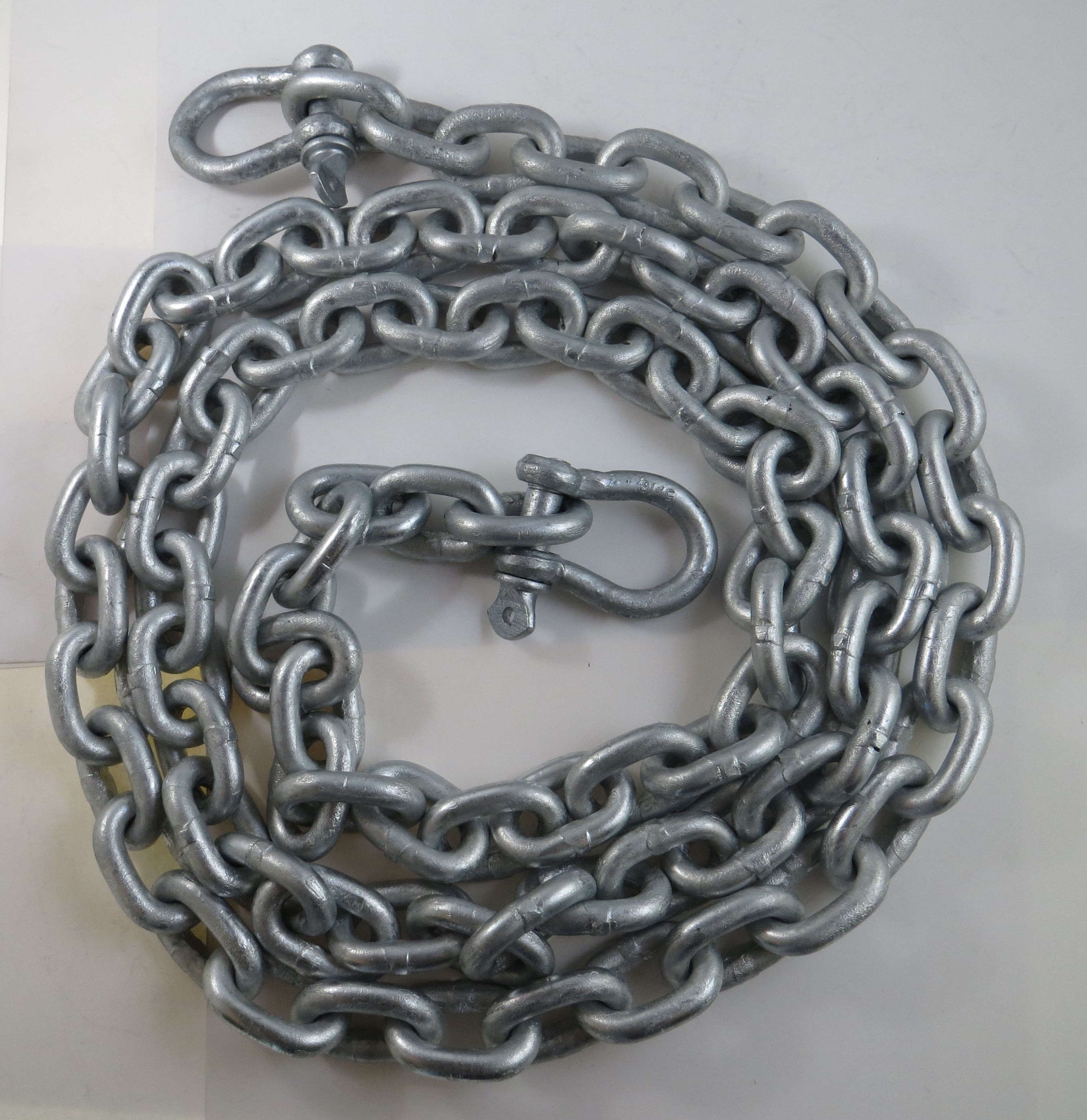 US Galvanized Windlass 1/4" (6mm) x 6' ISO G4 Anchor Chain HDG w ...