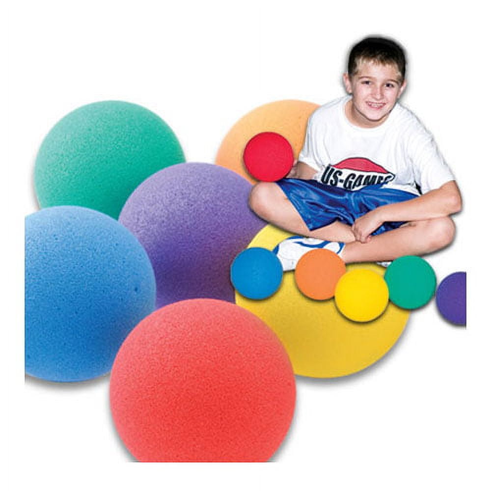 US Games 6'' Textured Foam Balls - Walmart.com