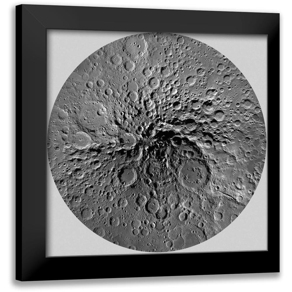 US Geological Survey 12x12 Black Modern Framed Museum Art Print Titled ...