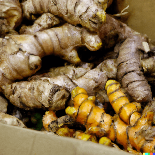 US Grown Organic Turmeric Ginger Root Blend Box - 1 Lbs. (½ lb US Grown ...