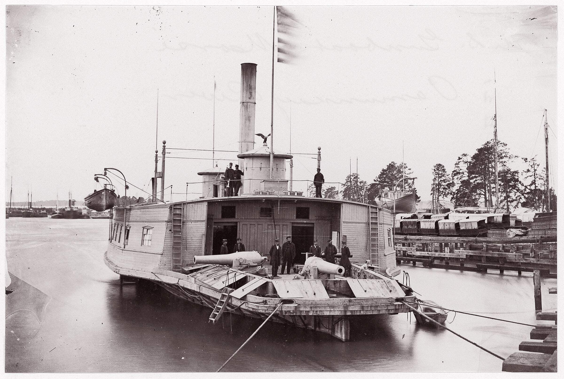 US Gunboat Commodor Perry Pamunkey River POSTER PICTURE PHOTO PRINT ...