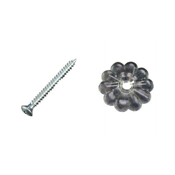 US Hardware D-140B Rosette Button, Plastic - Walmart.com