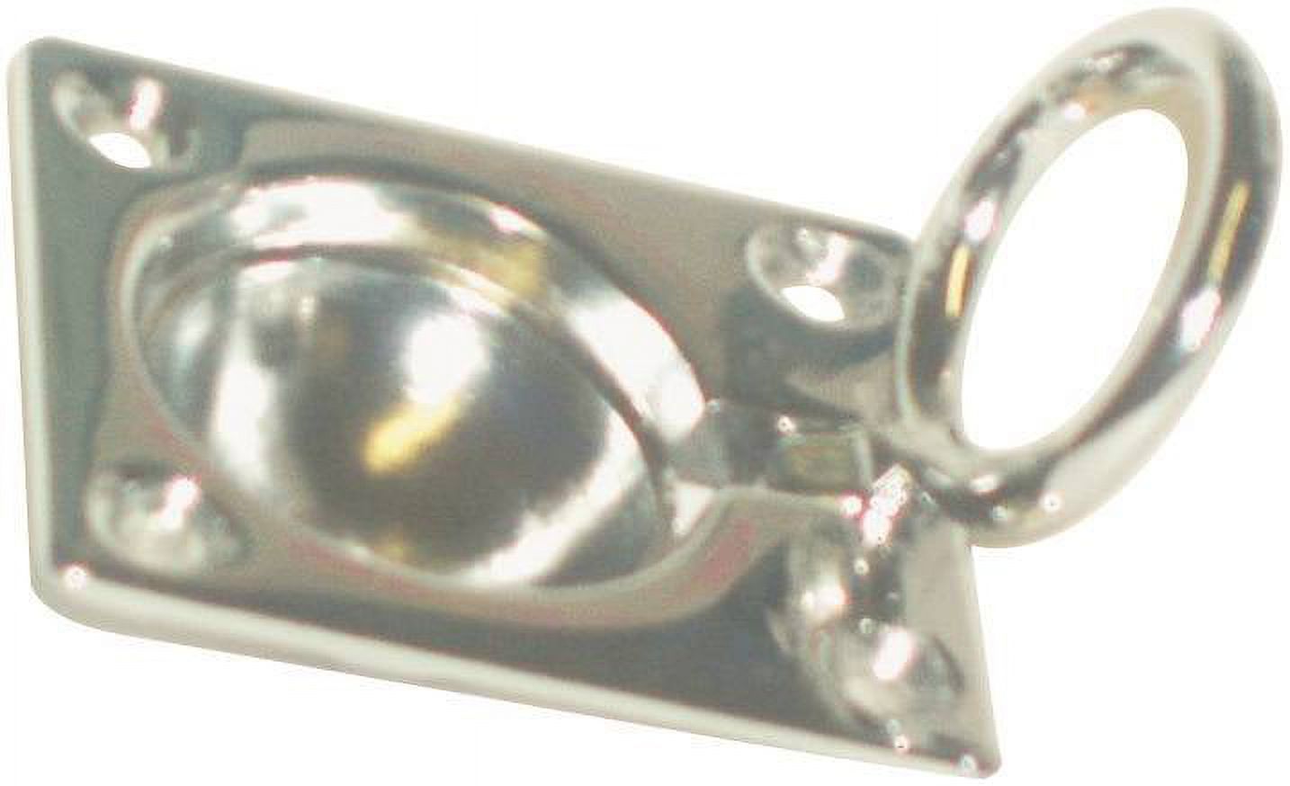 US Hardware M 088C Hatch Lifting Ring 1 1 2 X 1 3 4 In Brass Chrome