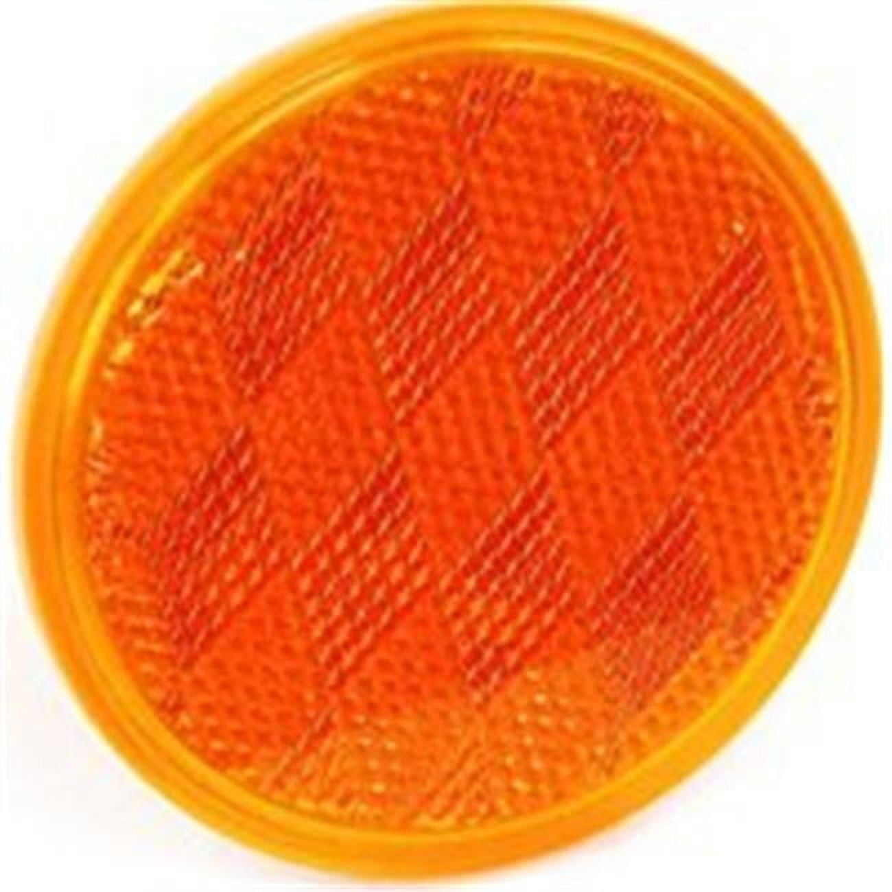 US Hardware RV-660C Safety Reflector, Amber Reflector, Plastic ...