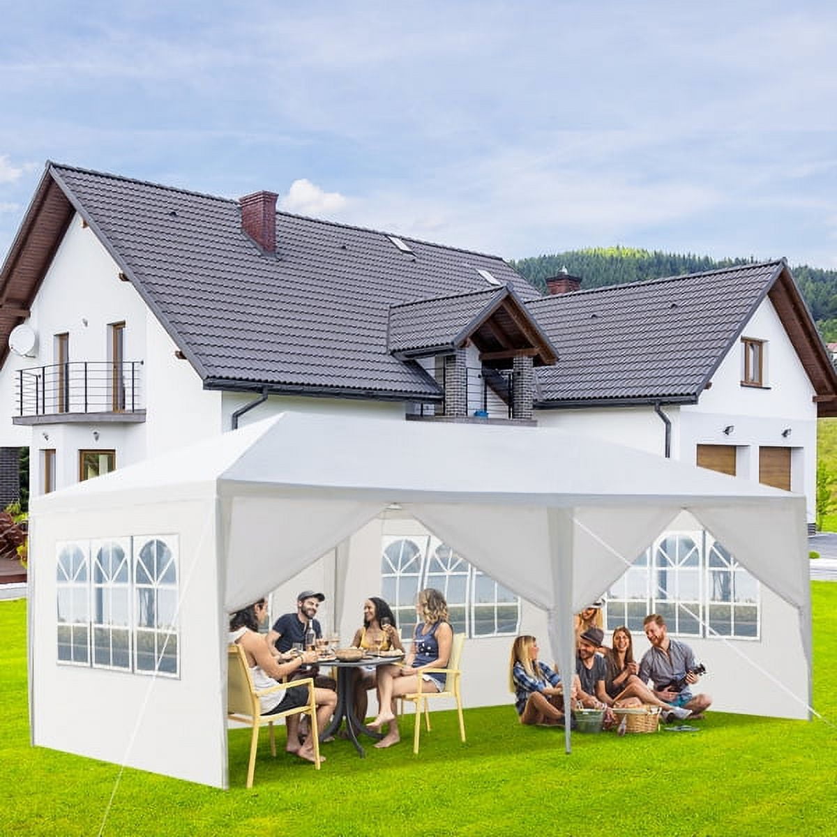 [US IN STOCK] 10'x20' Outdoor Canopy Party Wedding Tent Garden Gazebo ...