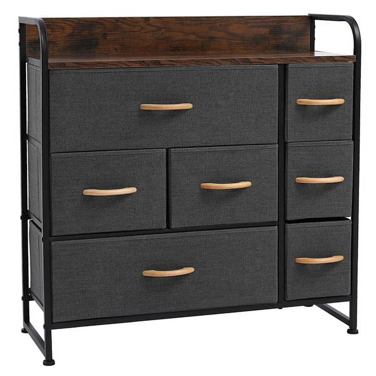 US IN STOCK Dresser with 7 Drawers, Storage Tower, Organizer Unit ...