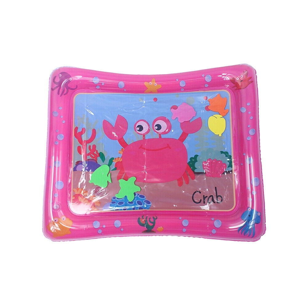 US Inflatable Tummy Time Premium Infant Water Mat Strengthen Baby ...