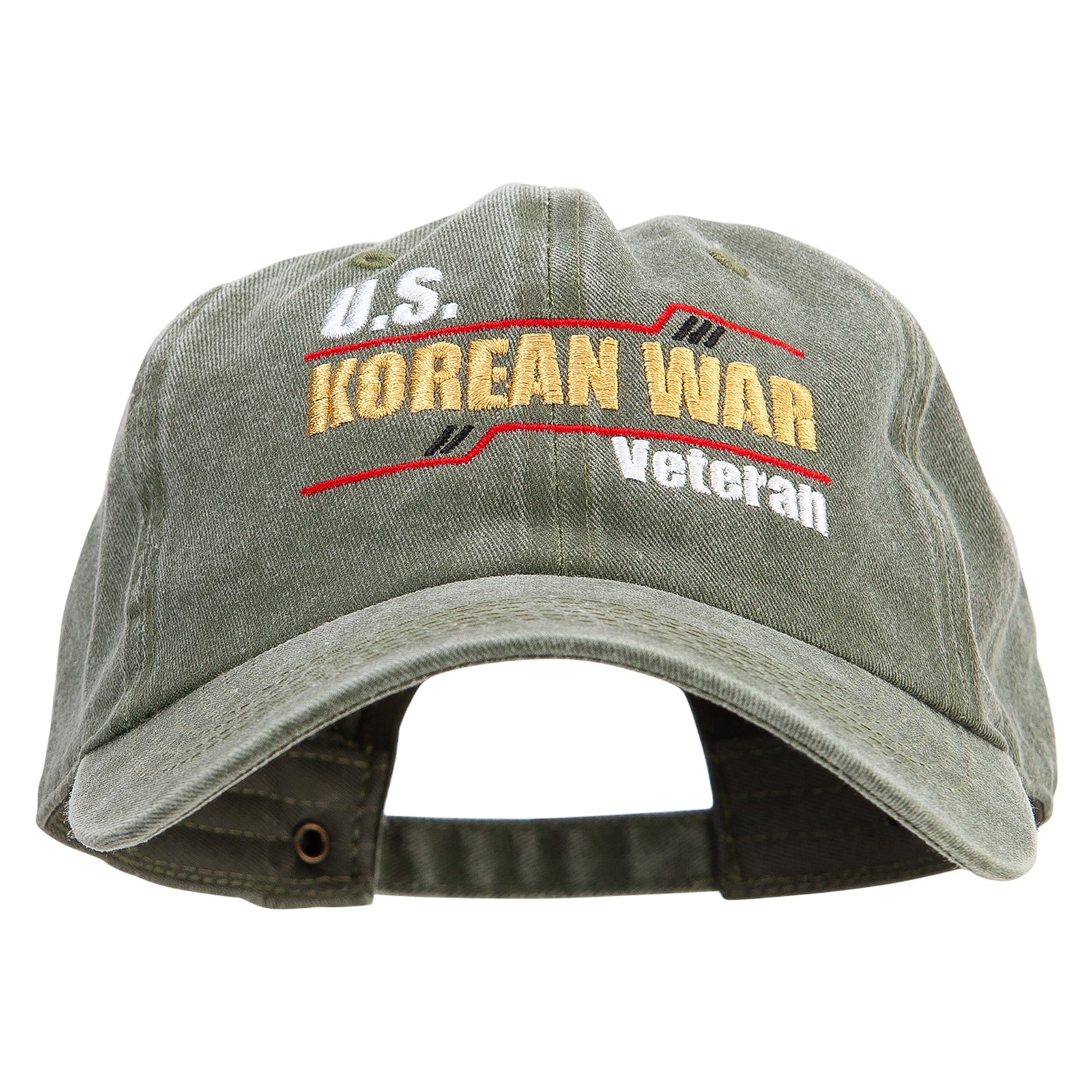 US Korean War Veteran Cotton Twill Premium Pigment Dyed Cap - Olive ...