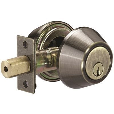 US Lock 1650 Series Deadbolt, Double Cylinder, Sc1 Keyway, Antique ...