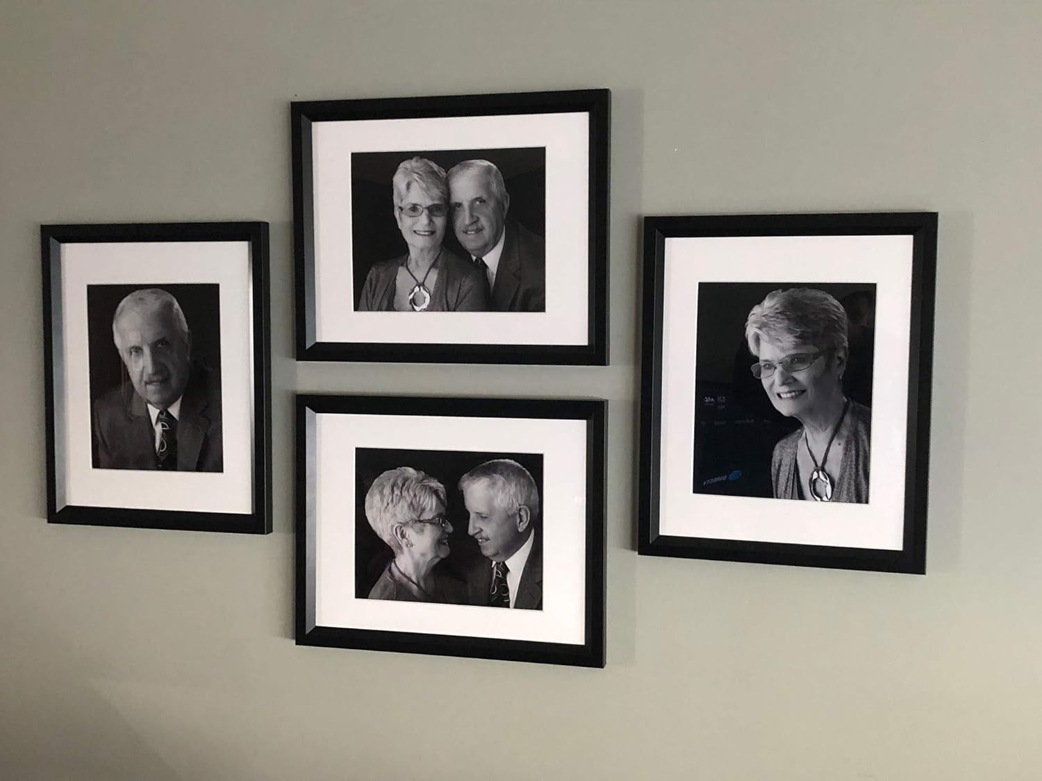 US Made Slide-in Aluminum Picture Frames (Black- Short Side Open, 22 x ...