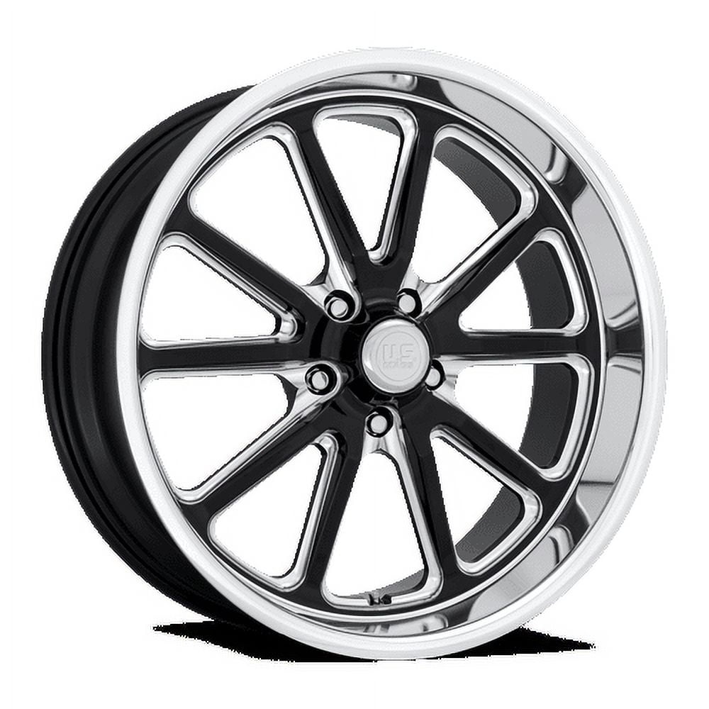 US Mag 1PC Aluminum Rim U117 RAMBLER 17X7in Gloss Black Milled Finish ...