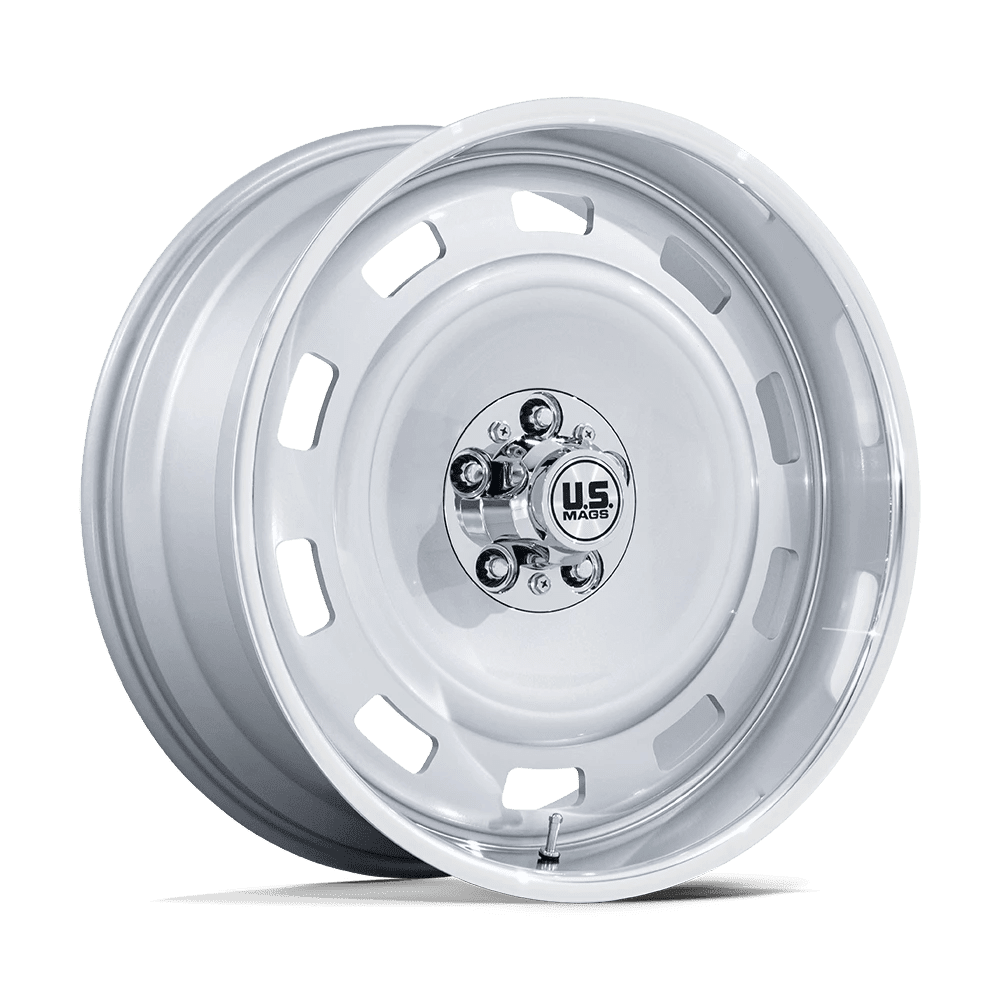 US Mag 1PC Cast Aluminum Wheel U143 22x10.5 6x5.5 SLVR-DIA 12mm ...
