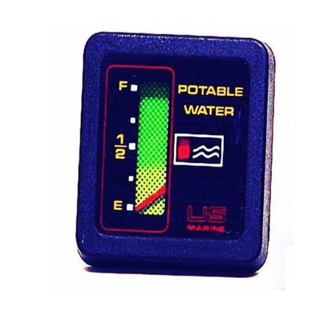 US Marine Boat Potable Water Level Gauge | Square 2 Inch Black ...