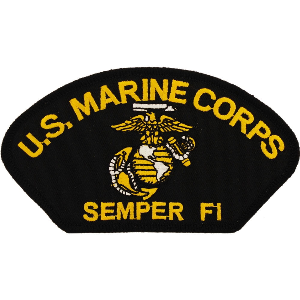 US Marine Corps Semper Fi Logo Patch - Walmart.com
