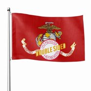 United States Marine Corps USMC Double Sided Embroidered Nylon 2 x 3 ...