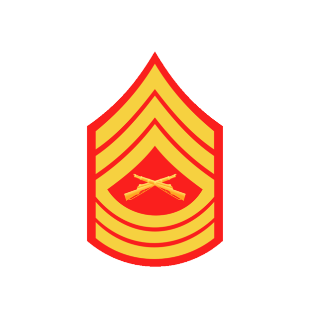 US Marine E-8 Master Sergeant Emblem Edible Icing Image Cake Cookie or ...