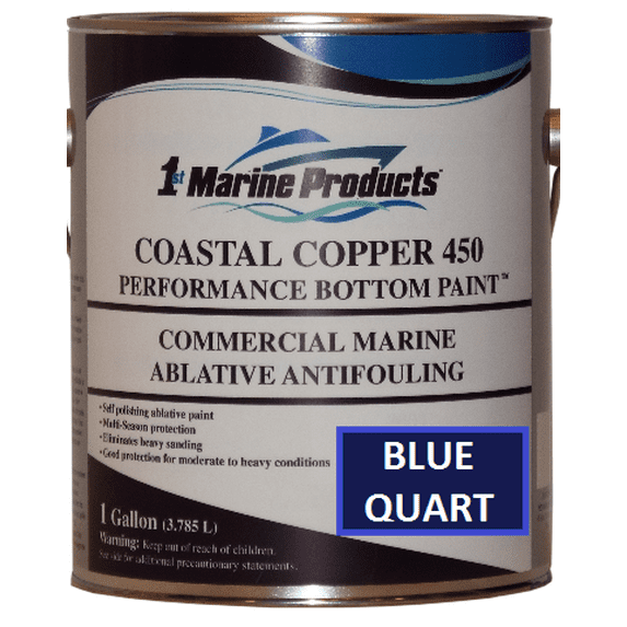 US Marine Products Coastal Copper 450 Blue Marine Paint 450g for Boat ...