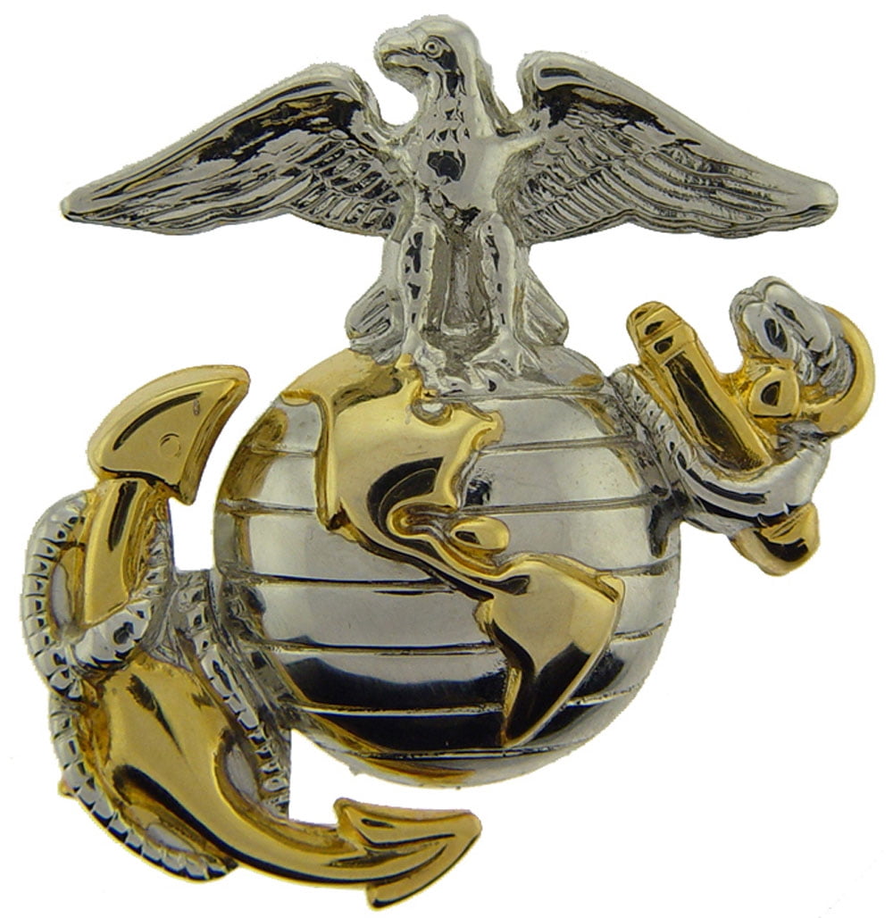 US Marines, USMC Emblem C2 Left Medium - Officially Licensed, Patriotic ...