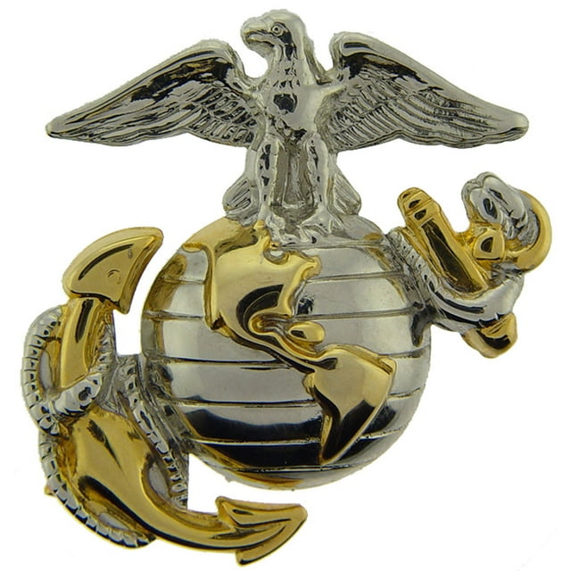 US Marines, USMC Emblem C2 Left Medium - Officially Licensed, Patriotic ...