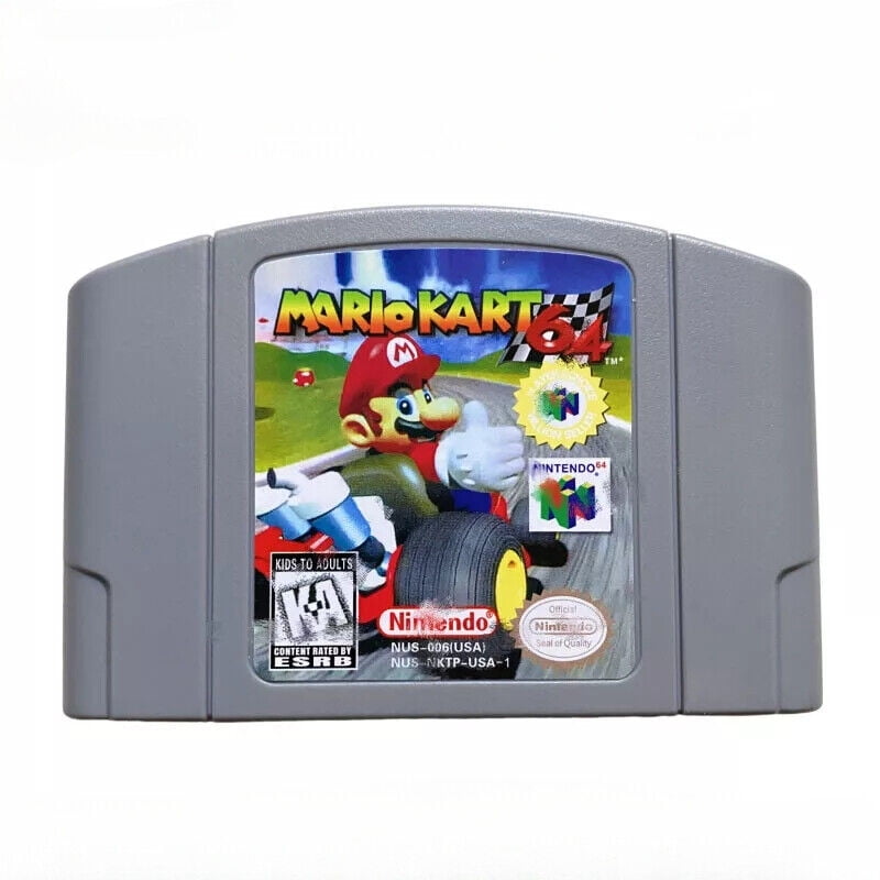 US Mario kart 64 Video game Cards Version Games Cartridge Console Card ...