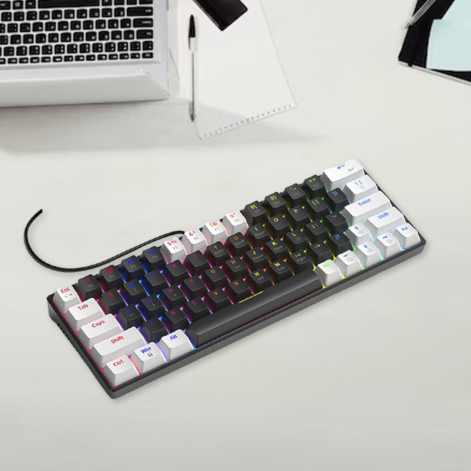 US Mechanical Keyboard Portable Plug and Play Compact Laptop Keyboard ...