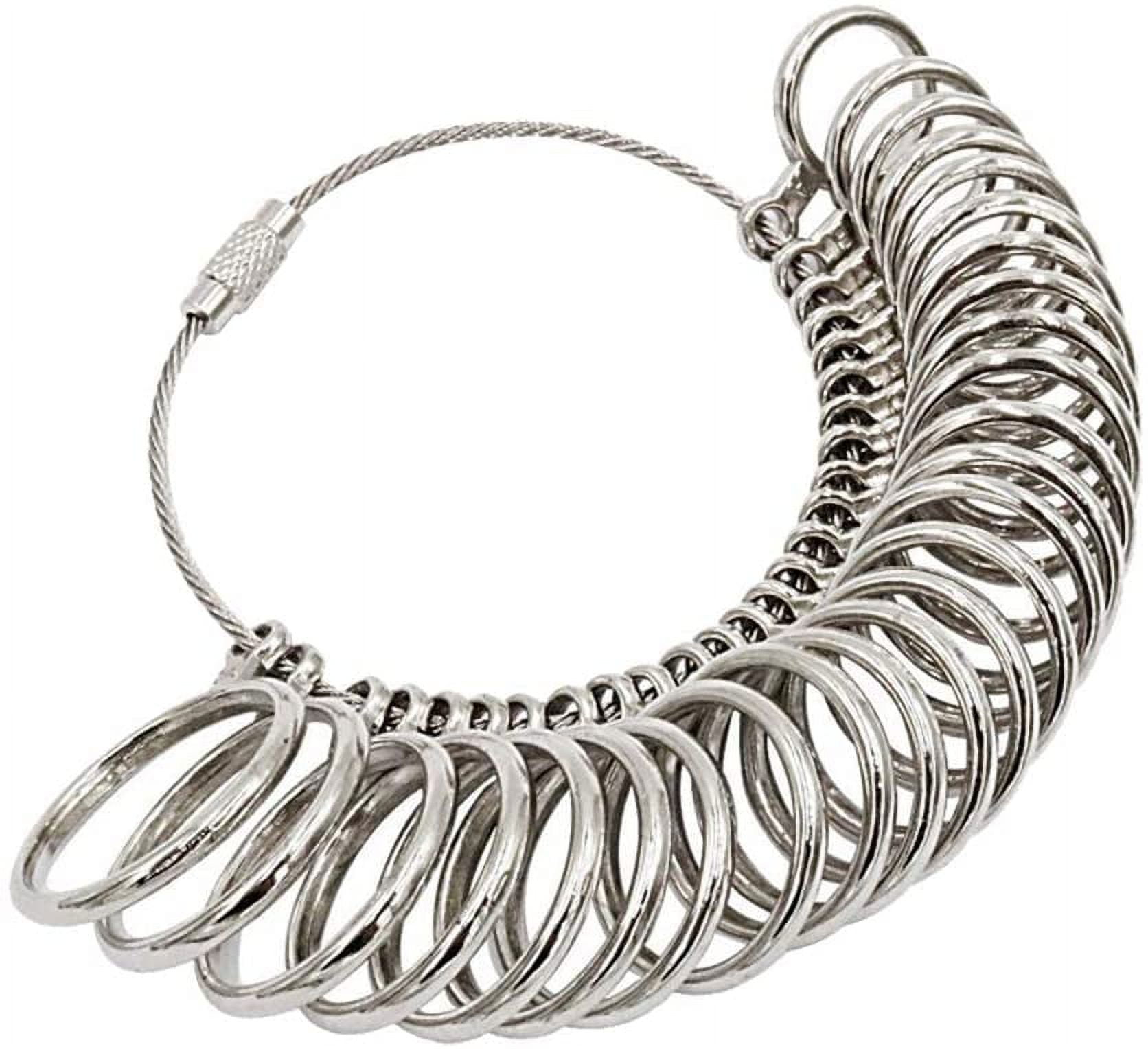 US Metal Measuring Tool Finger Gauge Scale Jewelry Tool Ring ...