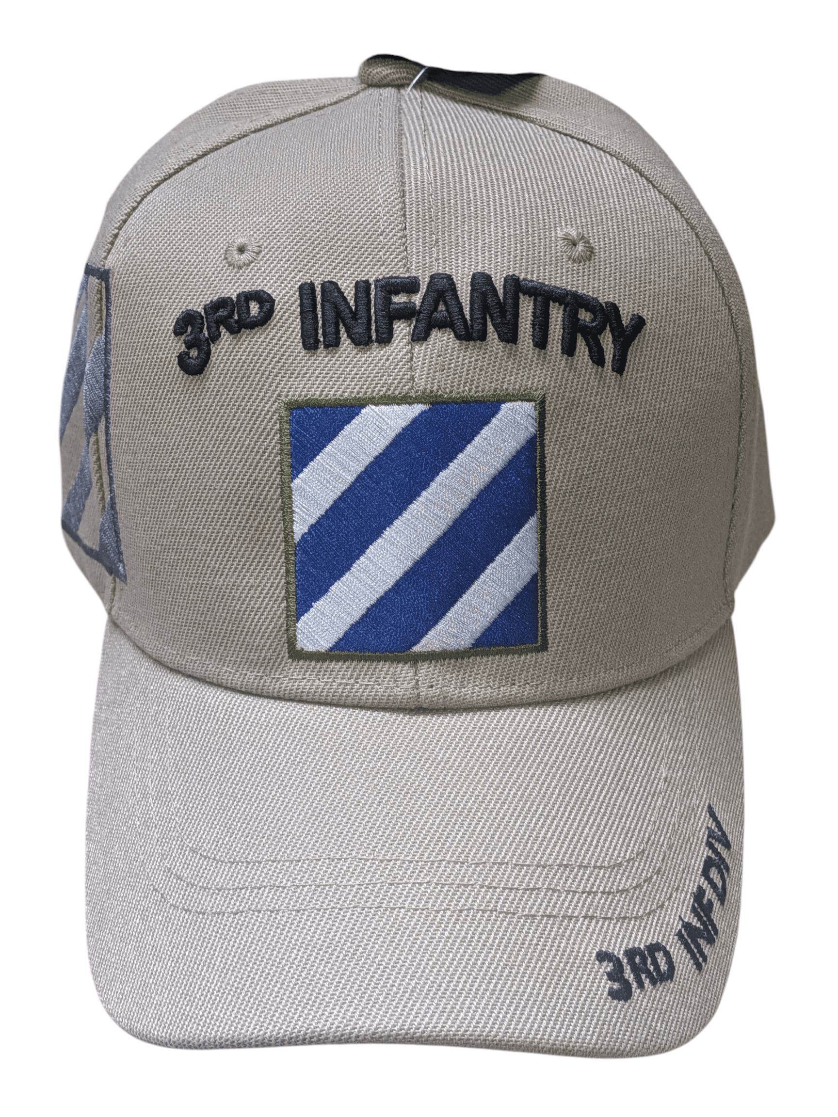 US Military 3rd Infantry Division Khaki Baseball Hat Cap - Walmart.com