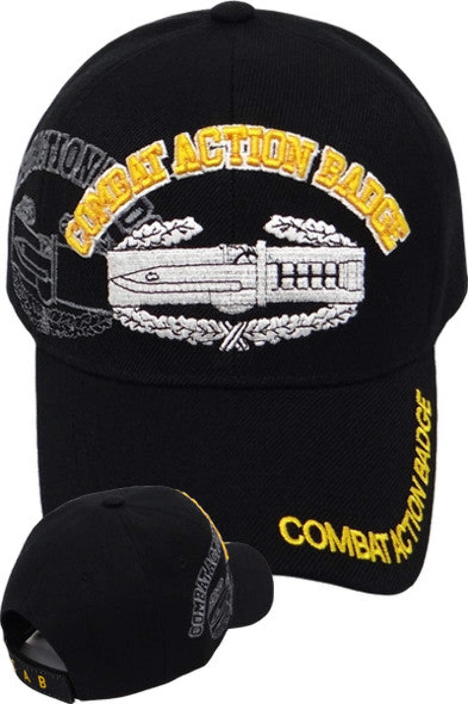 US Military Combat Action Badge Black Baseball Hat Cap - Walmart.com