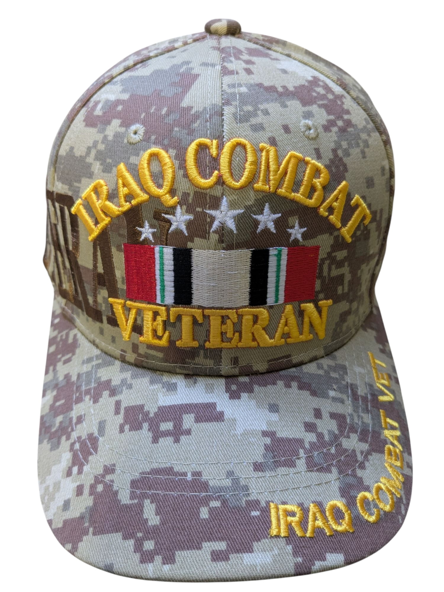 US Military Iraq Combat Veteran Ribbon Desert Camouflage Adjustable ...