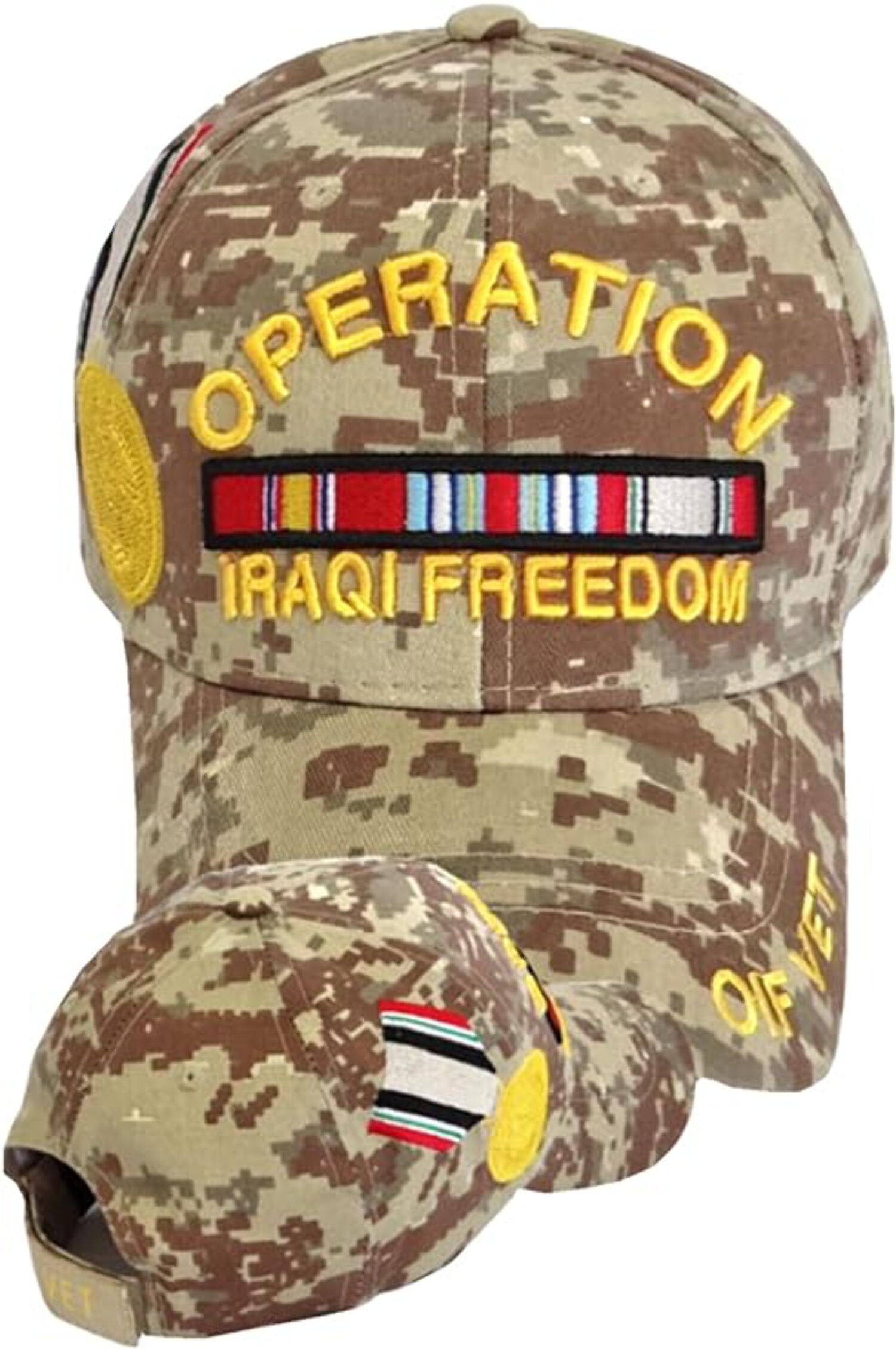US Military Operation Iraqi Freedom OIF Vet Desert Camouflage Baseball ...